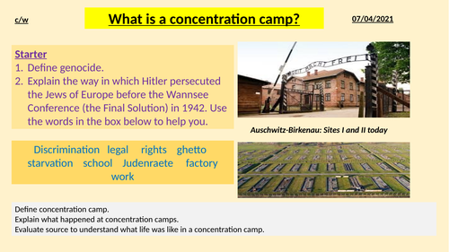 Holocaust Year 9 KS3 History Bundle | Teaching Resources