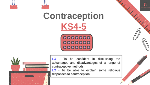 Contraception inc condoms & Religion RE / PSHE Lesson | Teaching Resources