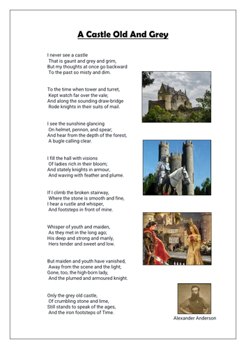 A Castle Old and Grey - Poem - Whole Class Reading Session! | Teaching ...