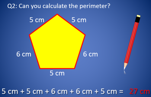 Calculating Perimeter Mini lesson and Quiz | Teaching Resources