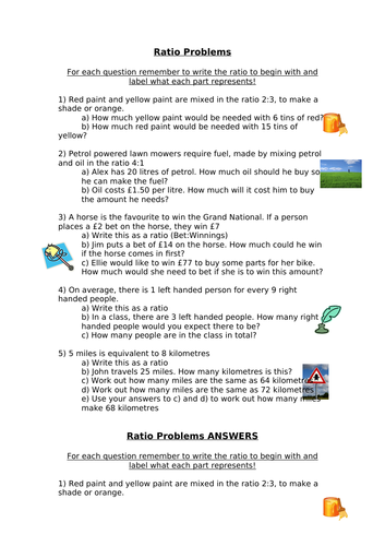 Igcse Mathematics Ratio Teaching Resources