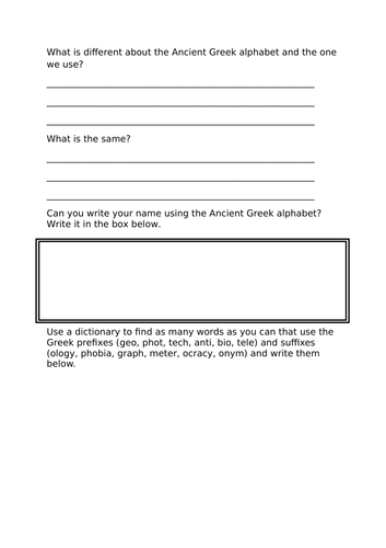 Ancient Greece planning mtp unit ks2 year 4 | Teaching Resources