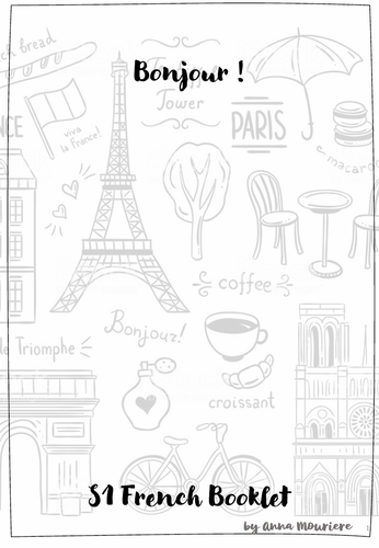 Beginner French - Booklet (Colours, numbers, pets, family ...