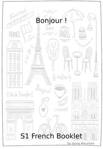 Beginner French - Booklet (Colours, numbers, pets, family ...