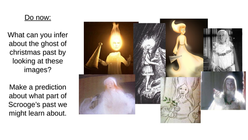 A Christmas Carol - Ghost of christmas Past | Teaching Resources