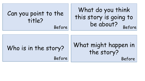 EYFS Reading Questions | Teaching Resources