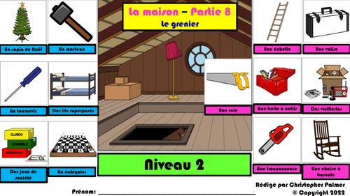 Key Stage 3: French: The House Part 8: Le grenier | Teaching Resources