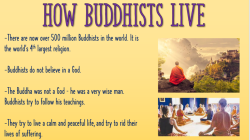 RE - Special Ways of Living - How Buddhists Live! | Teaching Resources