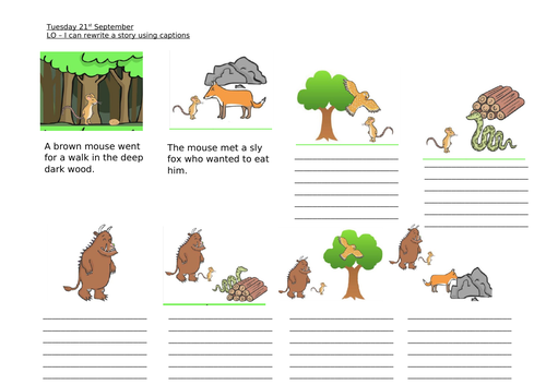The Gruffalo - Narrative | Teaching Resources