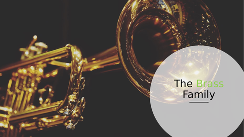 The Brass Family - Musical Instruments and Instrumental Families ...
