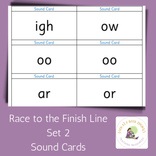 RWI Race to the Finish Line Phonics Game Pack - Set 2 | Teaching Resources