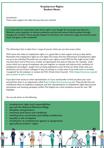 Employment Rights: An overview for young people by young people ...