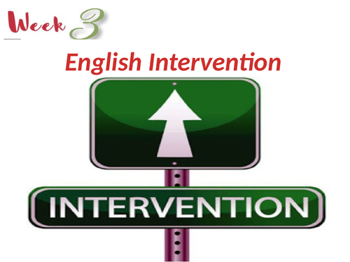 6 week intervention scheme for AQA English GCSE. | Teaching Resources