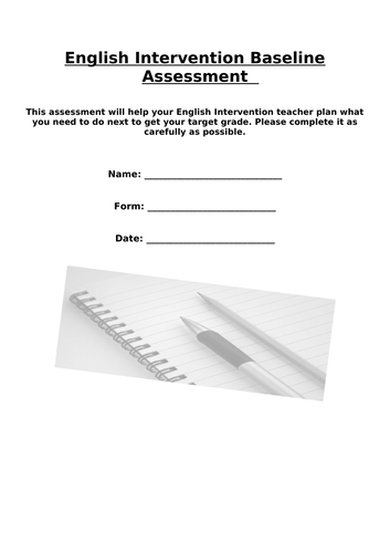 6 week intervention scheme for AQA English GCSE. | Teaching Resources