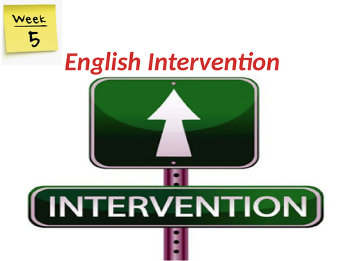 6 week intervention scheme for AQA English GCSE. | Teaching Resources
