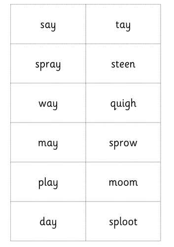 RWI Set 2 Feed Fred and Froz Real and Alien Words Game Pack | Teaching ...