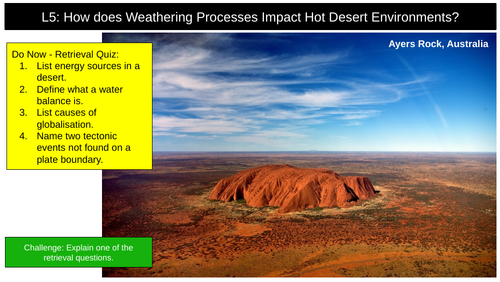 Desert Weathering | Teaching Resources