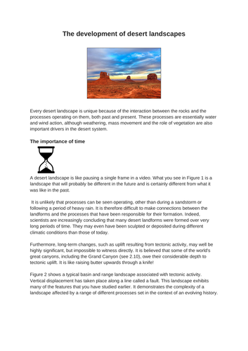 Desert Landscapes | Teaching Resources