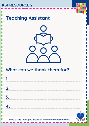 KS1 Gratitude/National Thank a Teacher Day Lesson Plan | Teaching Resources