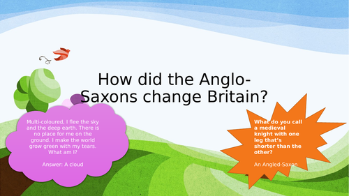 4. Key Stage 3 Migration to Britain- Anglo-Saxons | Teaching Resources