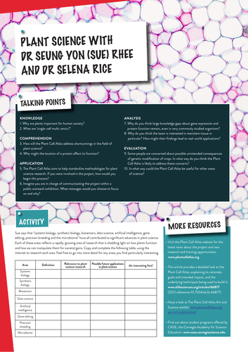 How can a Plant Cell Atlas help us tackle global environmental ...