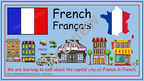 French Lesson : Paris | Teaching Resources
