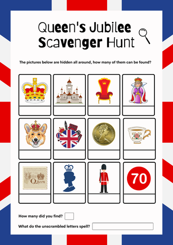 Queen's Platinum Jubilee 9X Games Bundle- Jubilee Party Games ...