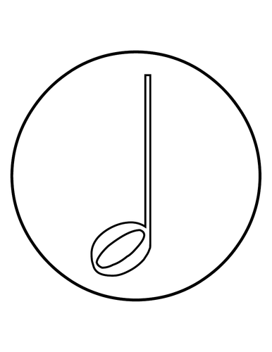 Music Notes & Symbols Coloring Pages | Teaching Resources