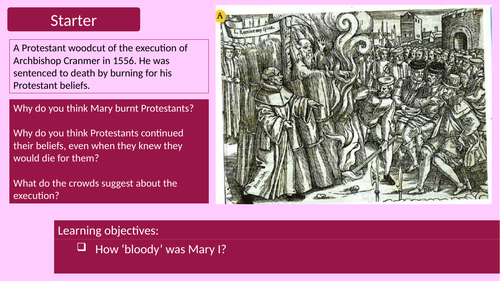 KS3 The Tudors | Teaching Resources