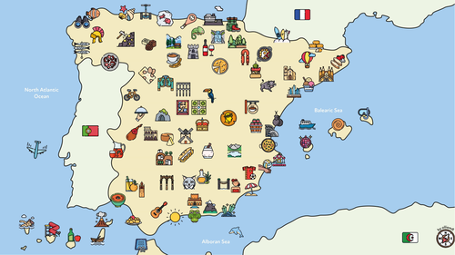 70+ things to do in Spain (with reading comp, map & task cards ...