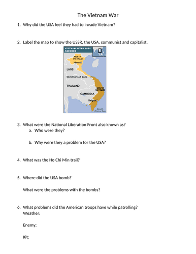 The Vietnam War | Teaching Resources