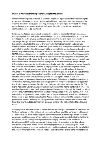 OCR A Level History Civil Rights Revision | Teaching Resources