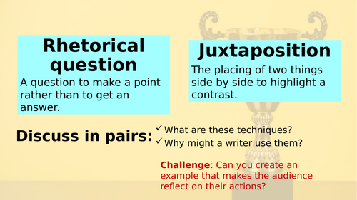 Orwell and Rhetorical Techniques Persuasive Devices Anti-bullying ...