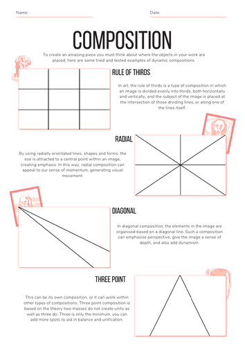 Composition Worksheet | Teaching Resources