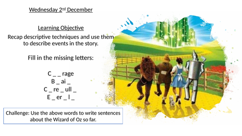 Wizard of Oz | Teaching Resources