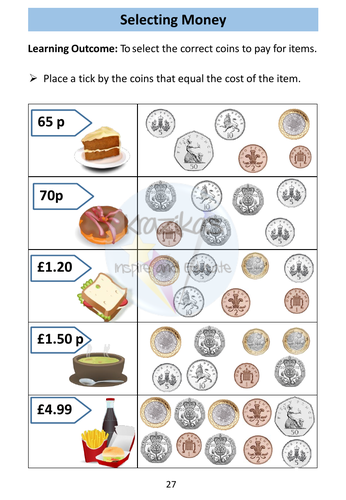 Money - Functional Skills Maths - Entry Level 2 | Teaching Resources