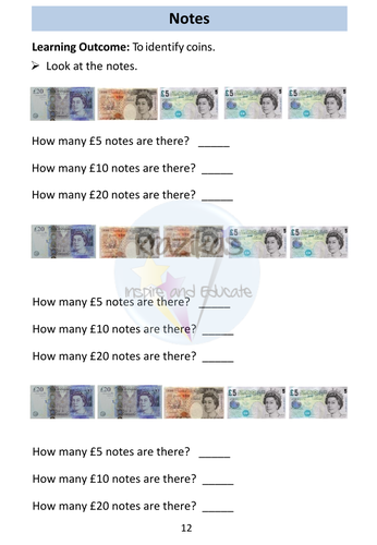 Money - Functional Skills Maths - Entry Level 2 | Teaching Resources