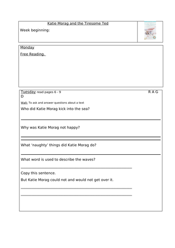 Katie Morag and the Tiresome Ted | Teaching Resources