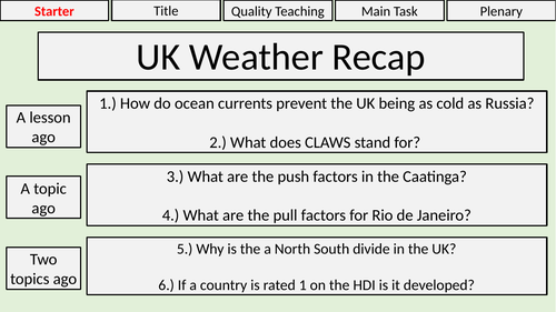 Climate Change Effects in the UK - KS3 (Key Stage 3) | Teaching Resources