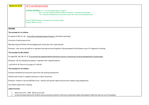 Lesson plans for OFSTED | Teaching Resources