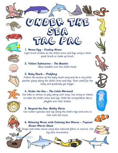 Under the Sea Tac Pac/Sensory Music | Teaching Resources