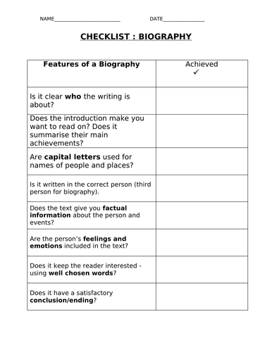 Year 6 Literacy Revision Autobiography Explanation Texts The Shirt ...