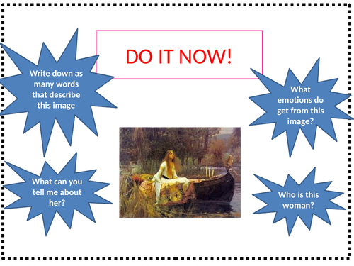 The Lady of Shalott | Teaching Resources