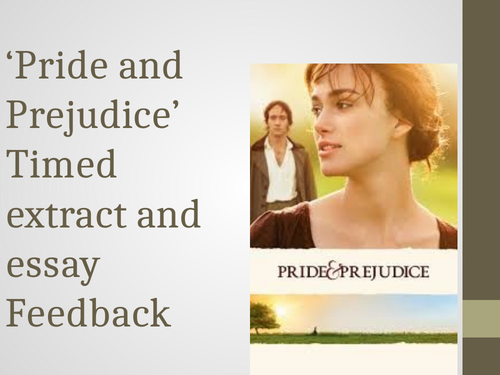 7 PPTs for teaching Pride and Prejudice including context and essay ...