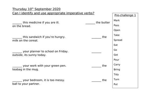 Year 5 Instructions - How to Train Your Dragon | Teaching Resources
