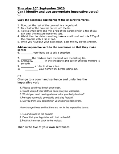 Year 5 Instructions - How to Train Your Dragon | Teaching Resources