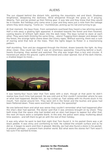 Year 5 Science Fiction unit of work | Teaching Resources