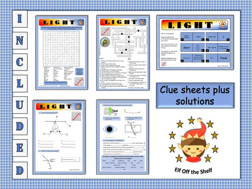 Reflection, Refraction and Lenses - Escape Room KS3 | Teaching Resources