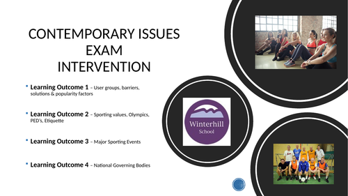 R051 Contemporary Issues in Sport Revision Presentation | Teaching ...