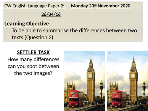 AQA GCSE English Language: Paper 2 - Q1,Q2 and Q4 Homelessness ...